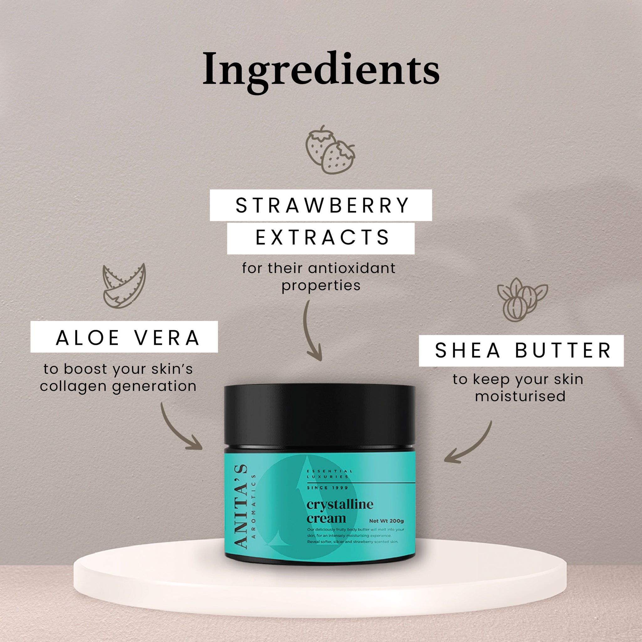 Crystalline Cream | Body Spa | Anita's Aromatics