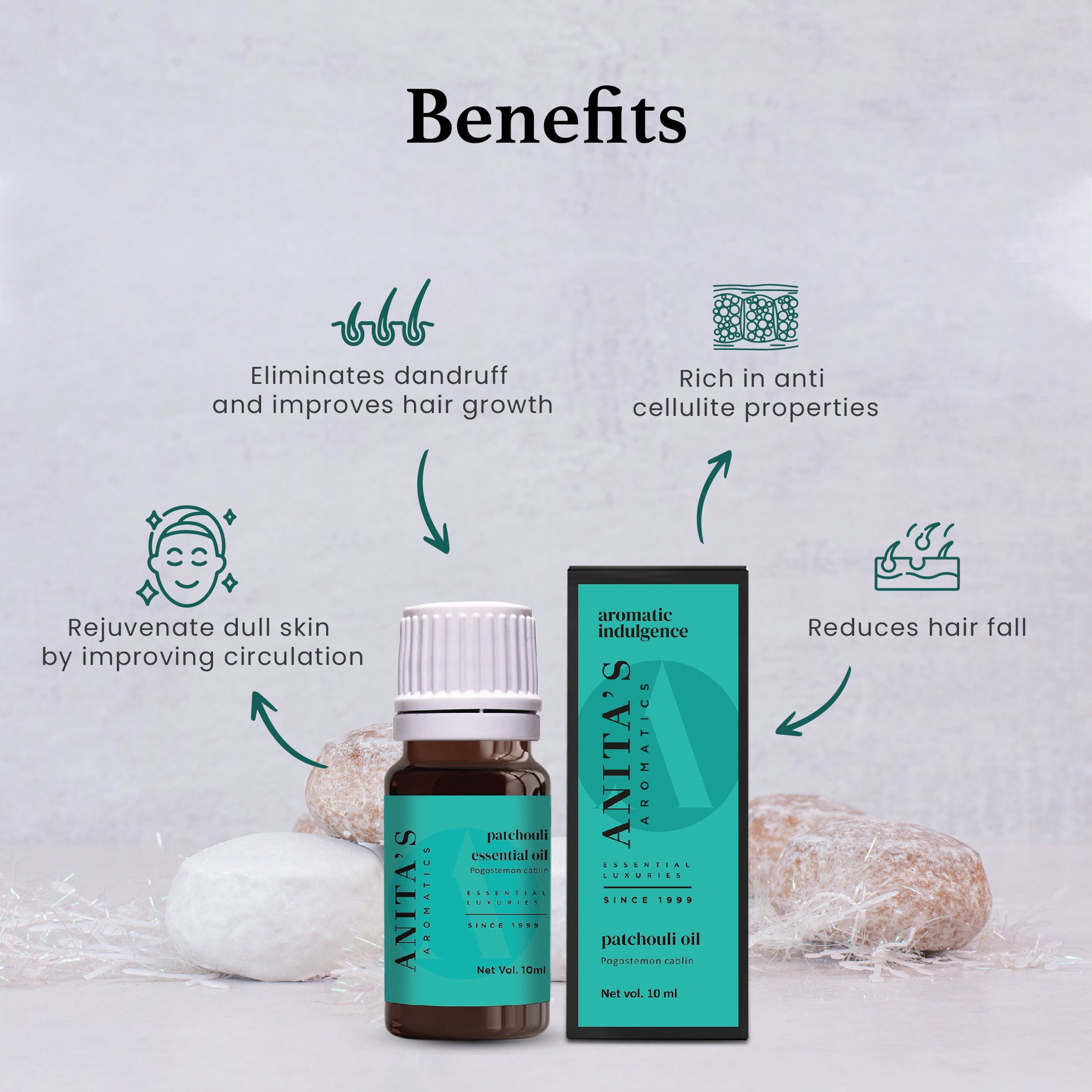 Patchouli Essentials Essential Oil Anitas Aromatics